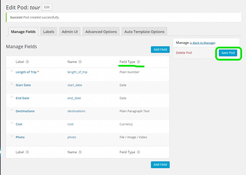 How To Create Custom Content Types For Wordpress Using Pods Smartt Digital Managed It And